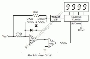 Bipolar Input Long Term Integrator Electronic Circuit Diagram