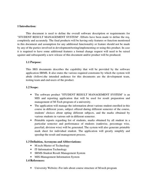 se srs 1 pdf databases user computing