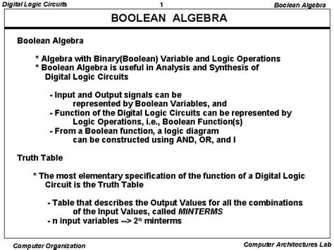 Digital Logic Circuits 1 Introduction Digital Logic Circuits