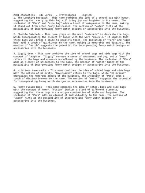 business name generator pdf
