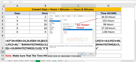 Convert Days Hours Minutes Into Time Excel Help