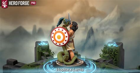 Hoplite X Lamia Made With Hero Forge
