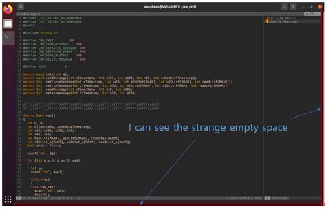 2004 Ubuntu Terminal Has A Strange Empty Area Ask Ubuntu