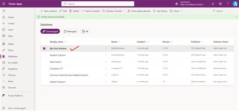Solutions In Power Platform
