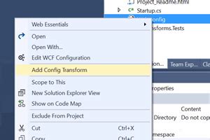 Web Config Transforms A Beginner S Guide Codeproject