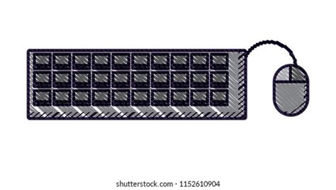 Keyboard Mouse Design Stock Vector Royalty Free Shutterstock
