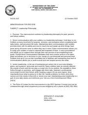 ALC MEMO SSG CONOVER Docx DEPARTMENT OF THE ARMY 2ND SECURITY FORCE ASSISTANCE BRIGADE BLDG