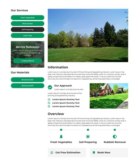 Preview Of Webkit Breakdance Garden And Landscaping Webkit