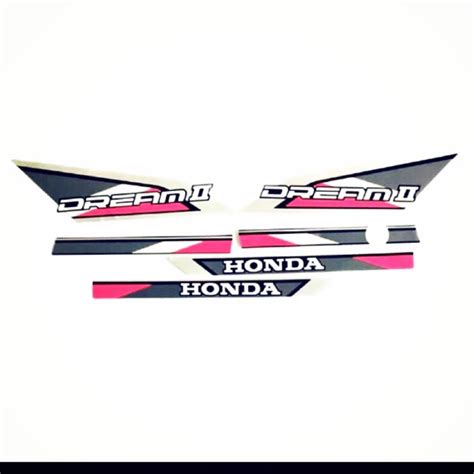 Genuine Honda Thailand Pink Dream Stamp With Parameter Stamp Set