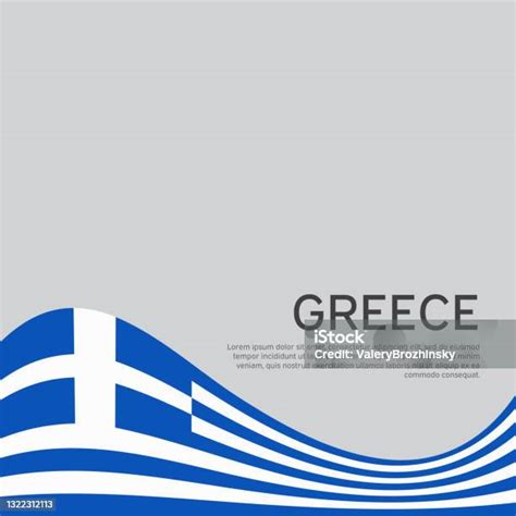 그리스의 국기배경 흰색 배경에 그리스 플래그 내셔널 포스터 디자인 비즈니스 소책자 주 그리스 애국 배너 전단지 웨이브 패턴 벡터 일러스트레이션 0명에 대한 스톡 벡터 아트