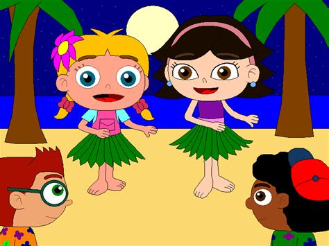 Hula Dancing Girls  By Gamekirby On Deviantart