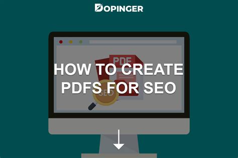 How To Create Pdfs For Seo Dopinger Blog