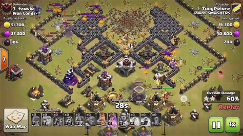 Th9 Anti 3 Star War Base 😰😱 Youtube