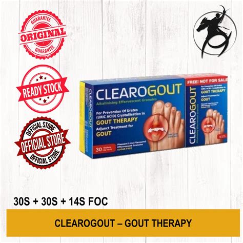 Clear Gout 4g Sachets Value Pack 30s30s15s Shopee Malaysia