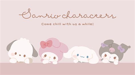 三丽鸥 san x linefriends kacofriends 可爱少女心插画ipad壁纸 电脑壁纸