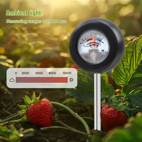 SOIL PH METER Easy Using Soil Humidity Meter Copper Probe High Accuracy For PicClick UK