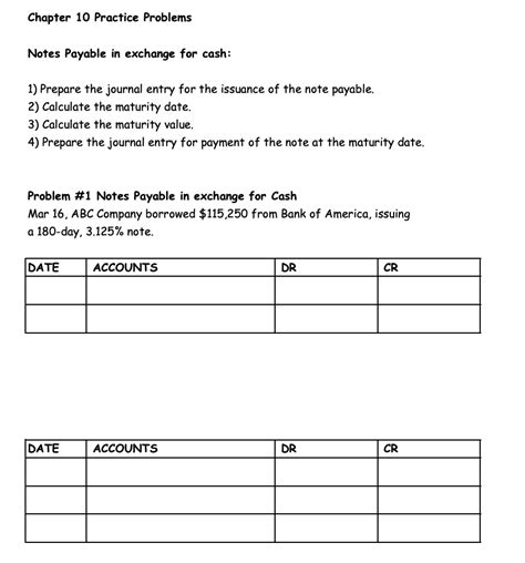 Solved Chapter Practice Problems Notes Payable In Chegg Com