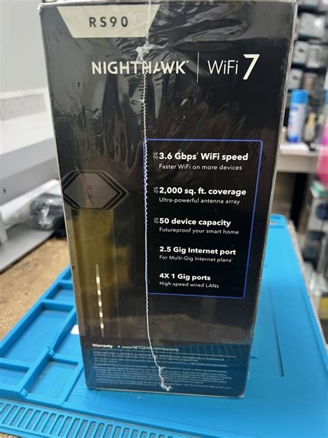 Netgear Nighthawk Dual Band Wifi 7 Router Rs90 Security Features Ebay