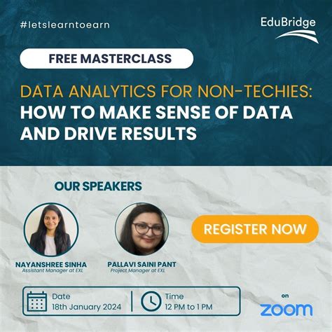 masterclass on data analytics for non techies edubridge learning pvt ltd posted on the topic