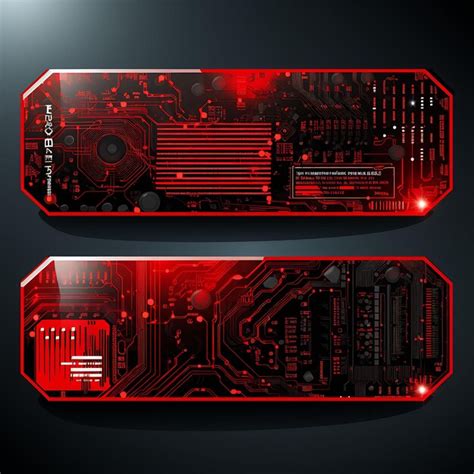 Premium AI Image Set Of Cybersecurity Tech Banner Ads Binary Code Graphic Vibrant Re Flat D