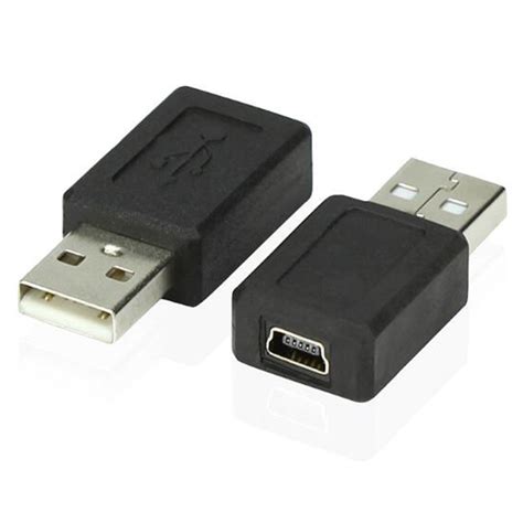 High Quality Mini USB Female To USB Male Adapter Mini USB 5 Pin Female To USB Male Fast Charging