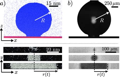 1 Initial Stages Of Drop Spreading On Partially Wetting Surfaces Of Download Scientific