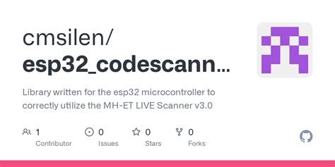 Github Cmsilenesp32codescanner Library Written For The Esp32