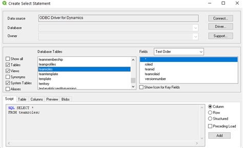 Connecting Qlikview To Dynamics 365 Via Odbc Driver