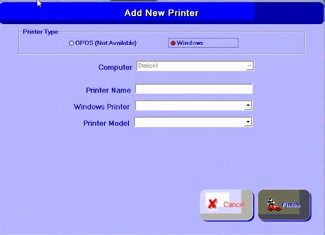 Revention Printer Configuration HungerRush