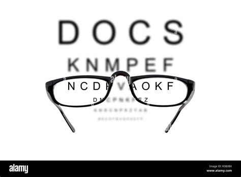 Visual Acuity Test Stock Photo Alamy