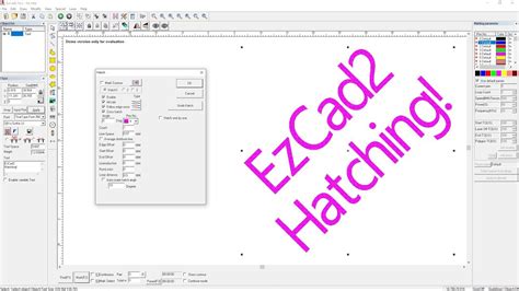 EZCAD Beginner S Guide To Hatch Settings YouTube