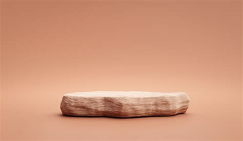 빈 천연 갈색 돌 제품은 열대 여름 받침대와 광고 자연 배경에 3d 배경 또는 빈 화장품 연단 플랫폼 무대와 추상 대리석 바위 쇼케이스 스탠드를 표시합니다 강단에 대한 스톡
