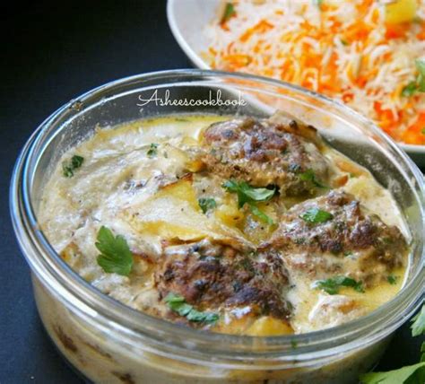 Kofta In Tahini Sauce Recipe Ashees Cookbook