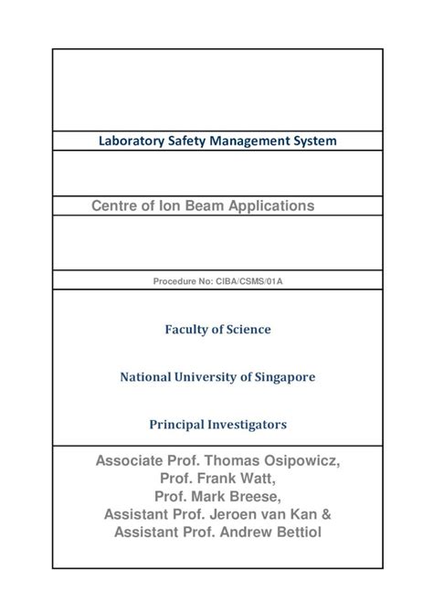 pdf laboratory safety management system ciba€¦ · laboratory safety management system centre