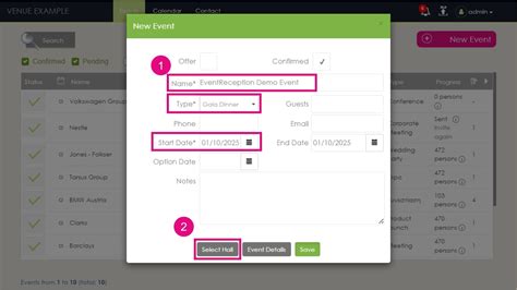 how to create my first event diagram eventreception