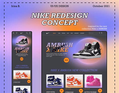 Ui Ux Nike Redesign Concept On Behance