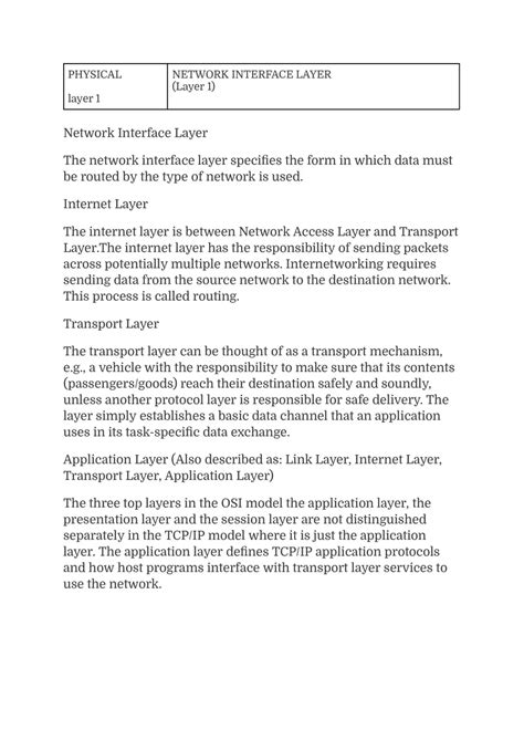 Compare The Layers Of The Osi And Tcp Ip Models College Edubirdie