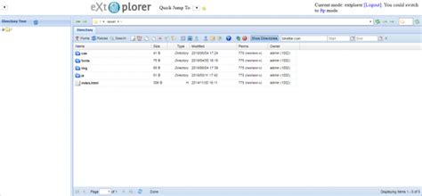 Cara Install Extplorer File Manager