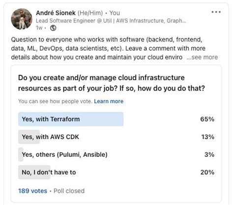André Sionek On Linkedin Terraform Cdk Iac