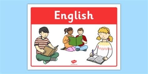 English Classroom Area Sign Teacher Made