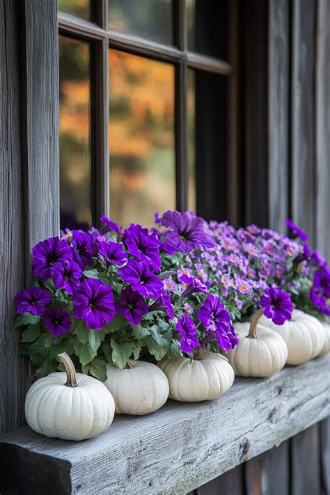 Fall Window Boxes To Brighten Up Your Home