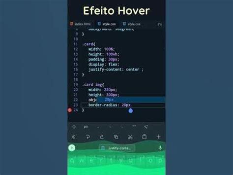 Como Criar Um Efeito Hover HTML E CSS Frontend