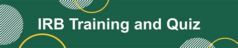 Irb Training And Quiz Saint Leo University Center For Teaching And