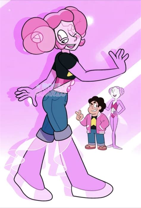 Steven Pink Pearl Pink Quartz Steven Universe Anime Peridot Steven Universe Steven
