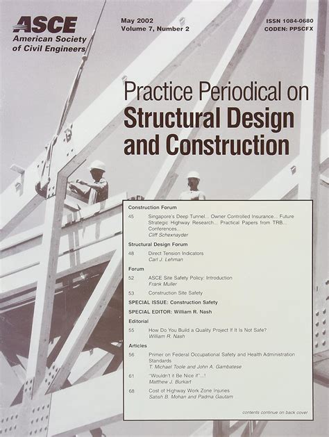 Practice Periodical On Structural Design And Construction Asce