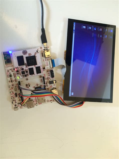 1024×600 7″ Lvds Lcd With Capacitive Touch On Pcduin3c Linksprite Learning Center
