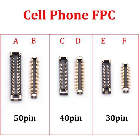1 10pcs 30 40 50 Pin Lcd Display Screen Fpc Connector On Motherboard For Tecno Ltel Oraimo