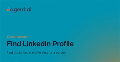 Find Linkedin Profile Agentai Documentation
