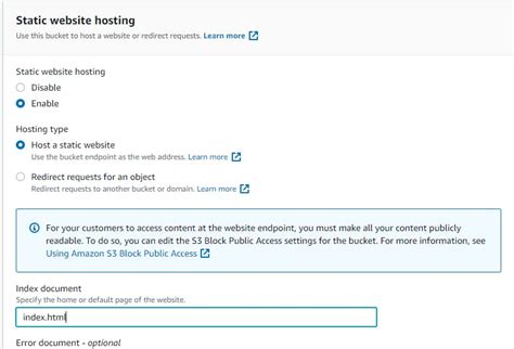 How To Host A Static Website In Aws S3 Bucket And Mapped To A Custom
