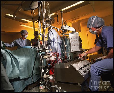 Heart Bypass Surgery With Heart Lung Machine Photograph By Deep Light